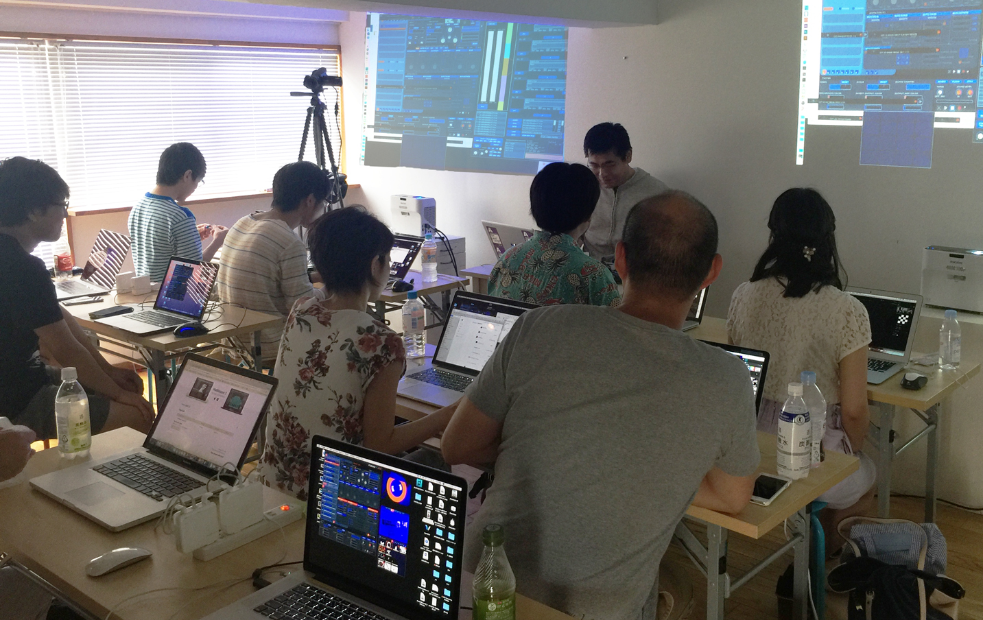 【MadMapper&Modul8】プロジェクションマッピング講座＠PMAJギャラリー | PMAJ